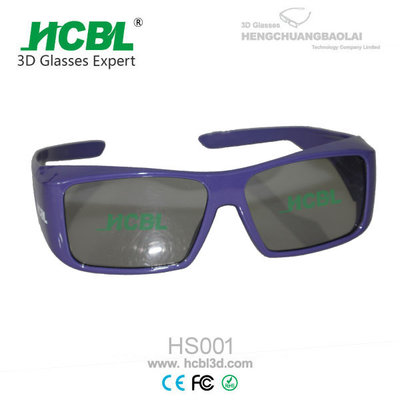 Linear Polarized 3D Cinema Glasses
