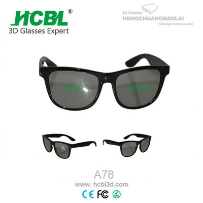 PC Frame Cinema Master Image Passive 3D Glasses With ROHS / CE Certificate