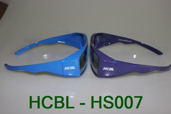 3D Circular Polarized safety glasses purple frame for Master image