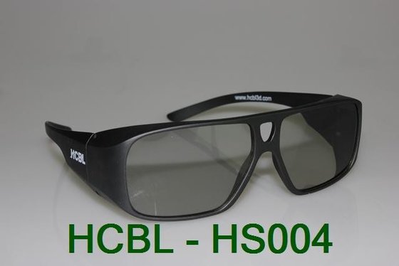 Stylish Cool Plastic Circular Polarized cinema 3D glasses shock resistance