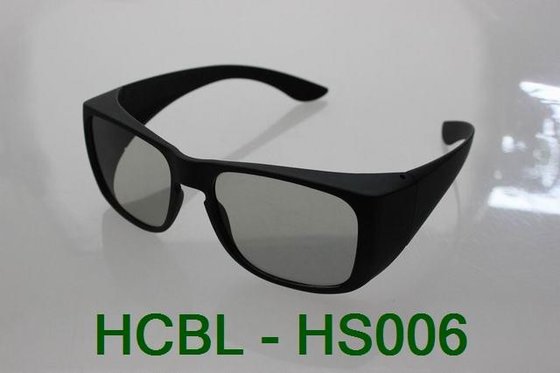 Black Women Circular Polarized Prescription glasses For Theater