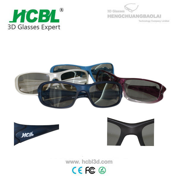 Digital Kino Circular Polarized 3D Glasses For 3D Modulator Passive Cinema System