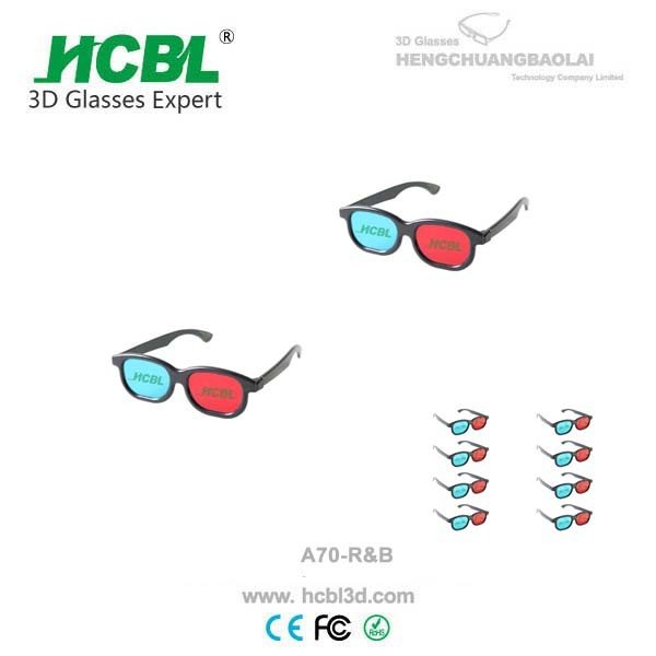 3 - D Picture / Image Book Kids 3D Glasses Safe Red And Blue 3D Glasses