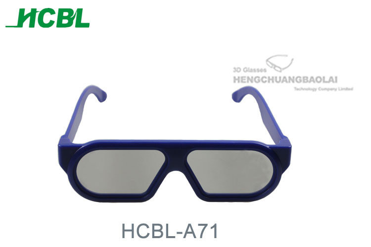 IMAX 3D glasses with blue frame for 3D cinema or TV/A71