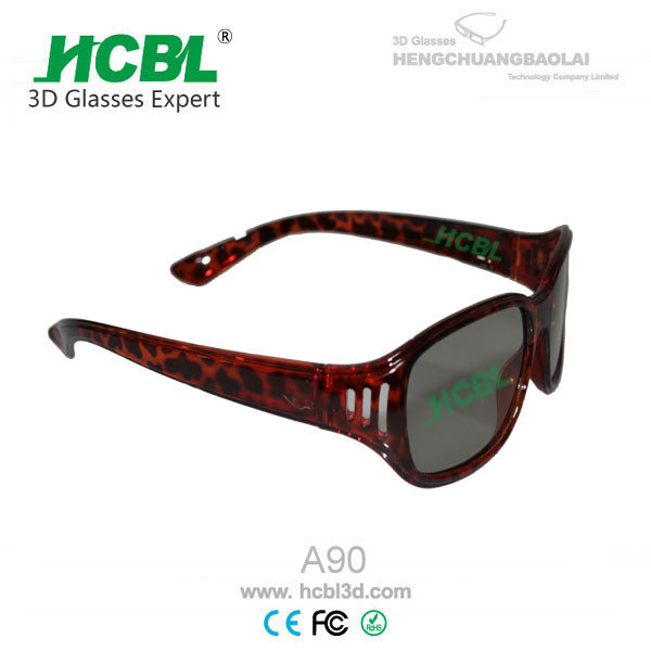 Personalized Polarized Filter Master Image 3D Glasses Without Pads For Projector