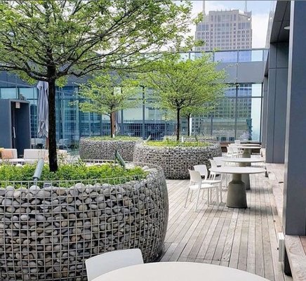Municipal fence and Railway fence low carbon steel wire Gabions supplier