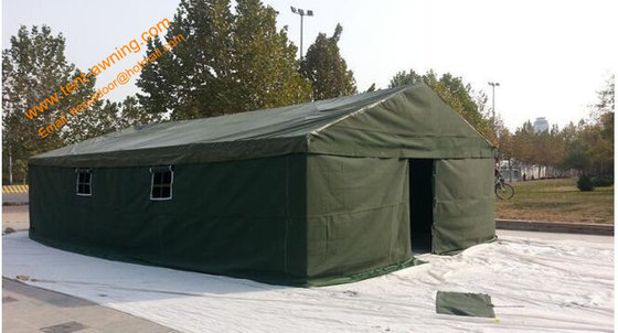 China 5x8m Outdoor  Waterproof Canvas Camping Military Frame Army Tent supplier