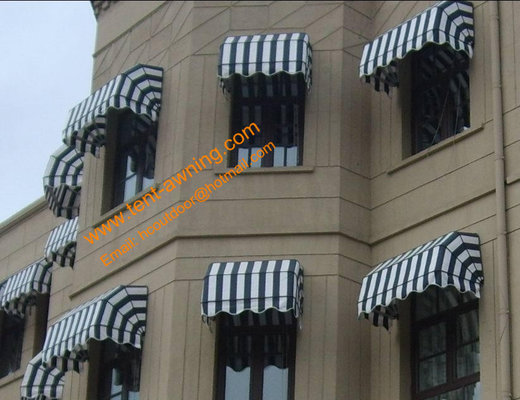 China Elegance Outdoor Manual Retractable Door Entrance French Window Awning supplier