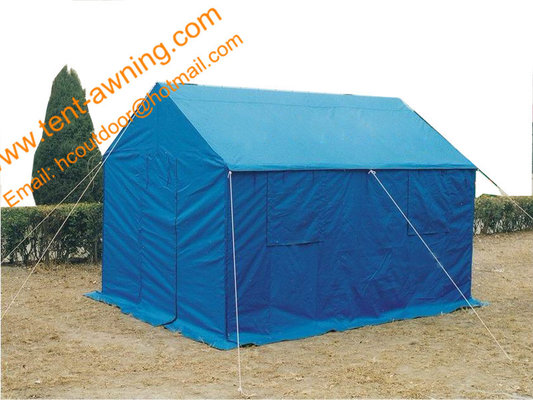 China Outdoor Steel Framed  Waterproof  Disaster Relief  Refugee Camp Tent supplier
