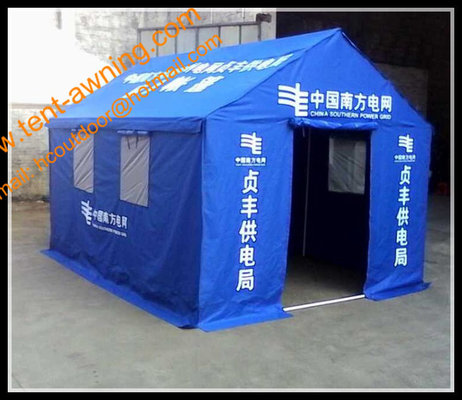 China Outdoor Steel Framed  Waterproof  Emergency Disaster Refugee Living Tents supplier