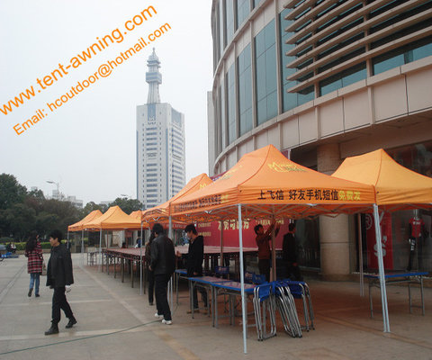 China 3x4.5m Outdoor  Trade Show  Easy Up  Collapsable Promotional Event Tent supplier