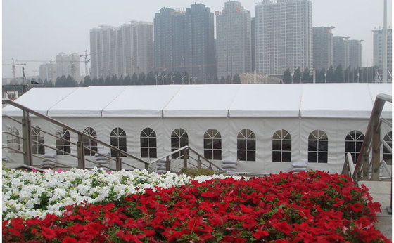 China Aluminum Waterproof  Fire Retardant PVC Marquee Party Wedding Tent supplier