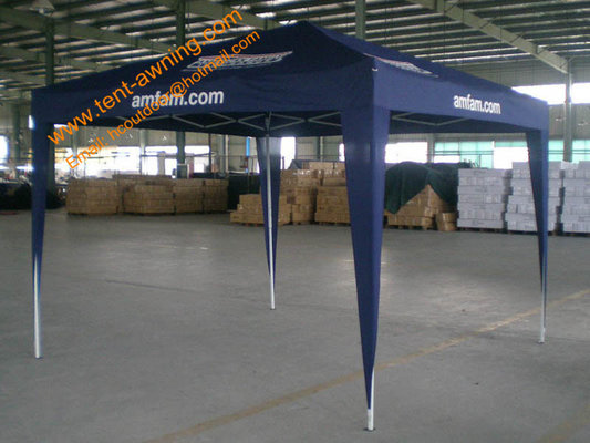 China Logo Printing 3x3m Folding Tent Outdoor Tent  Gazebo Steel Frame Promotion  Pop up Tents supplier