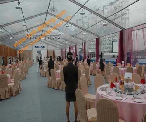 China Clear Roof Tents for Wedding Party Event  Aluminum Structure Fire Retardant Marquee supplier