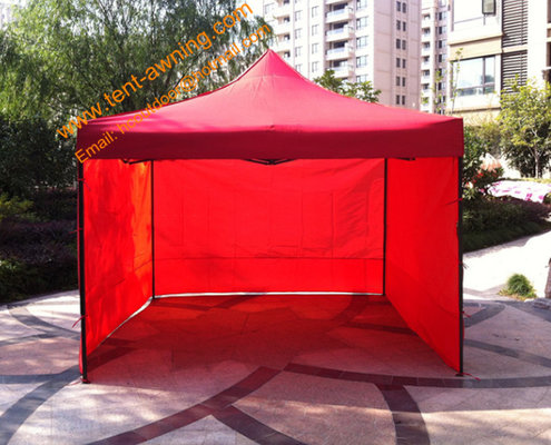 China Outdoor Folding Canopy Tent  with Sidewalls UV Resistant Oxford Cover Advertising Fold Up Tents supplier