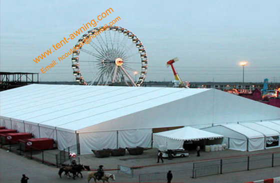 China White Construction Tent Large Aluminum Structure Waterproof  Exhibition Event Marquees supplier