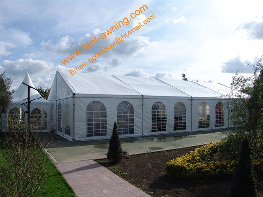 6m Width Aluminum Event Party Tent Fire Retardant  Heavy Duty Clear Span Tent supplier