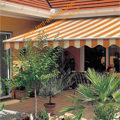 Outdoor Manual or Motorized Remote Control Waterproof Shade Awning Economic Retractalbe Awning supplier