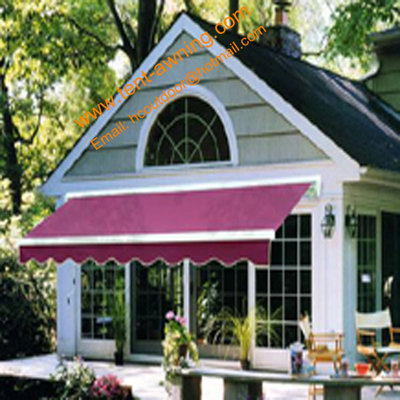 Outdoor Balcony Motorized  Remote Control Retractable Awnings supplier