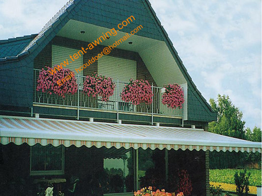 Patio Balcony Motorized Remote Control Automatic Retractable Electric Awning supplier