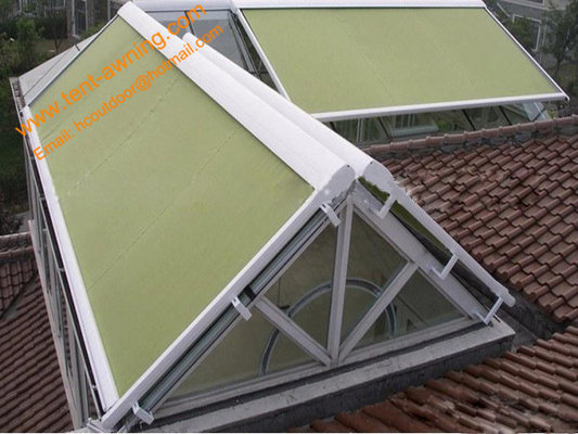 Motorized Romote Control Retractable Skylight  Aluminum Conservatory Awning supplier