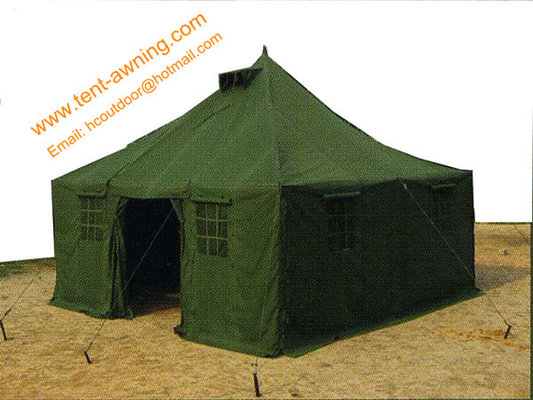 Galvanized Steel Pole-style Waterproof Canvas Military Marquee Tent supplier