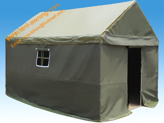4x6m Outdoor Steel Waterproof Canvas Camping Military Frame Tent supplier