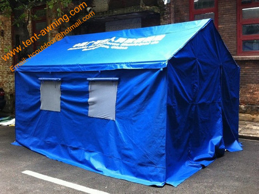 3x4m Outdoor Steel Framed  Waterproof  Refugee Relief  Disaster Tent supplier