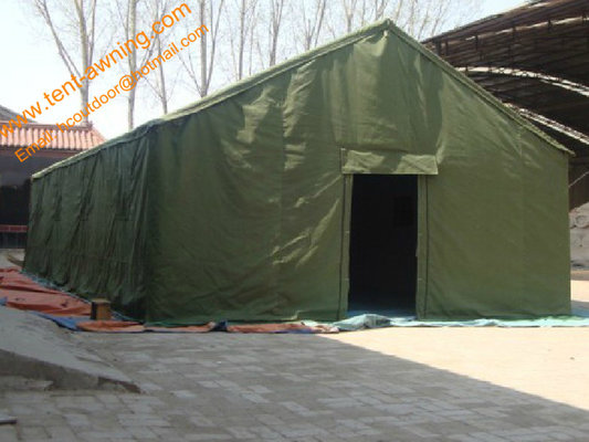 5x8m Waterproof Canvas  Emergency Disaster Refugee Big Relief Tent supplier