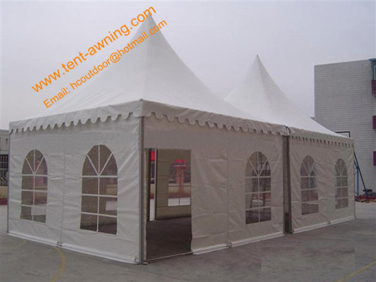 Outdoor  5x5m UV Resistance Fireproof Powder Coated Steel Party Event Tent Wedding  Pagoda supplier