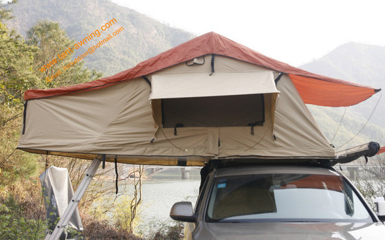 Outdoor  2-4 Persons Trailer Tent Waterproof Aluminum Poles Car  Tent supplier