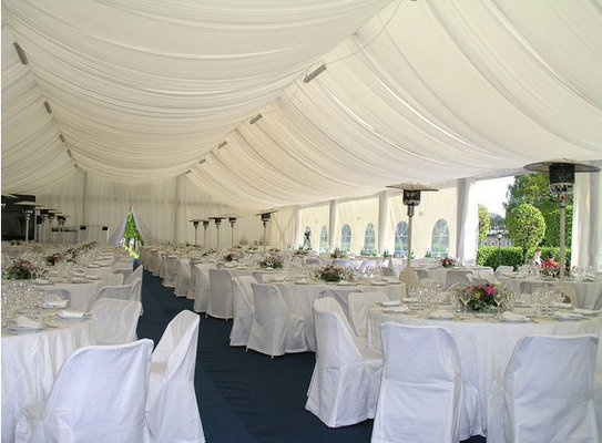 Outdoor Luxury Design Wedding Tent White Color All Weather Proof Aluminum Structure Tents for Sale supplier