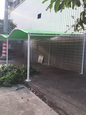 Sun Shade Waterproof Canopy Steel Frame 3x6m Car Parking Tents Car Shelter supplier