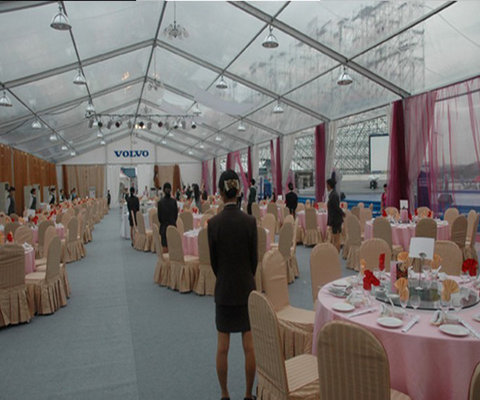Clear Roof Tents for Wedding Party Event  Aluminum Structure Fire Retardant Marquee supplier