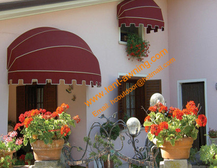 New Design European Style Canopy Customized Size Modern Window Awnings supplier
