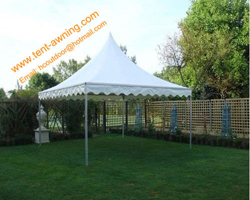 High Peak Pole Tent, fireproof PVC, 3x3m, 4x4m, 5x5m, 6x6m, Rental  Tent supplier