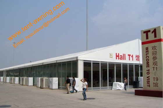 Temporary Big Tent for Exhibition Aluminum Clear Span Large Trade Show  Marquee 30x60m supplier