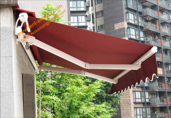 Aluminum Retractable Motorized  Remote Control Awning  for Outdoor Patio and Balcony supplier