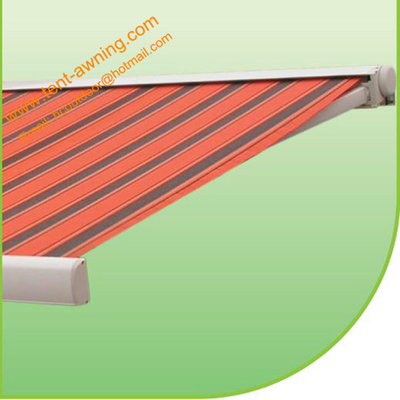 Outdoor Luxury  Patio Motorized Full Cassette Retractable Awning Cusomized Sizes supplier