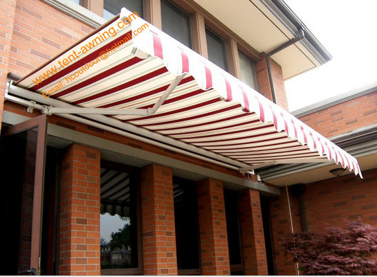Aluminum Retractable Motorized  Remote Control Awning  for Outdoor Patio and Balcony supplier