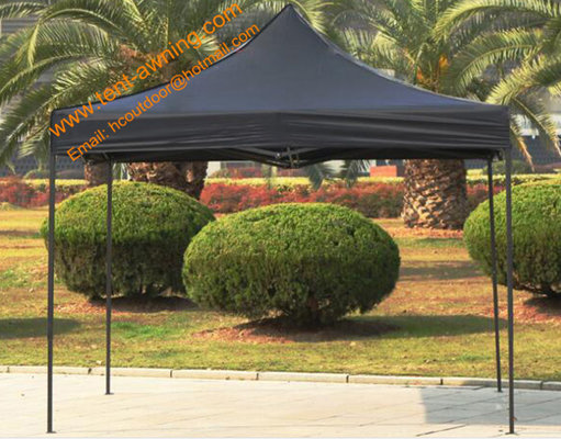 Black Cover Movable Canopy Tent for Advertising Customized Sizes Waterproof  Pop Up Folding Tents supplier