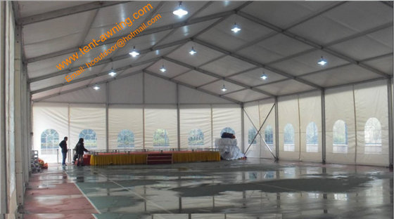 White Construction Tent Large Aluminum Structure Waterproof  Exhibition Event Marquees supplier