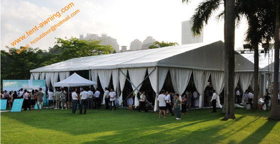 Aluminum Structure Outdoor Marquee PVC Party  Tent  Fire Retardant Clear Span Tent supplier