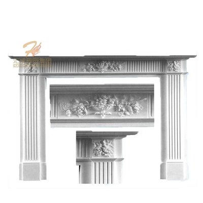 Custom Wholesale Low Price Marble Stone Fireplace supplier