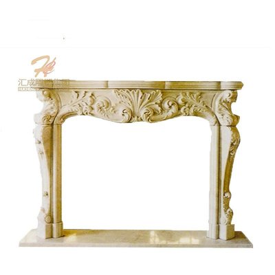 New Luxury Wholesale Marble Decorative Fireplace Mantle supplier
