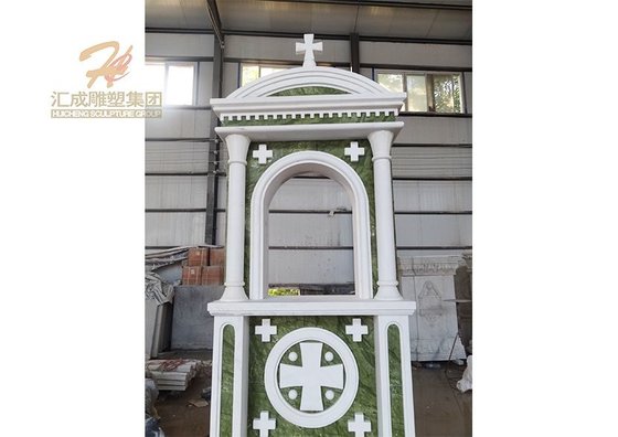 Hand Carved Black Marble Door Frame Surround supplier