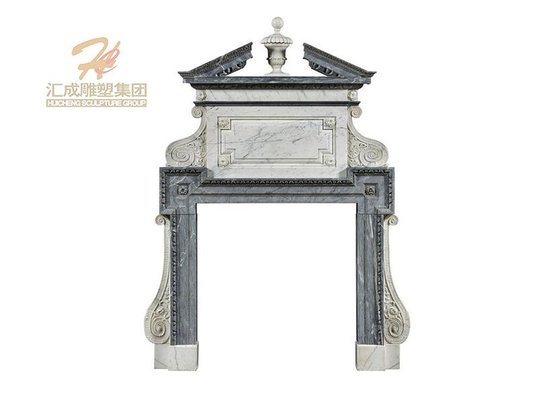 Hand Carved Black Marble Door Frame Surround supplier