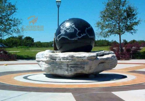Garden Decoration Marble Rolling Ball Water Fountian supplier