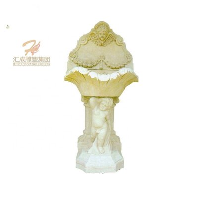 Hand Carved Natural Marble Water Fountain Garden Decoration supplier