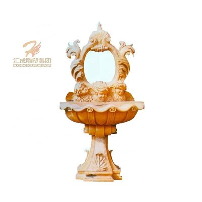 Hand Carved Natural Marble Water Fountain Garden Decoration supplier